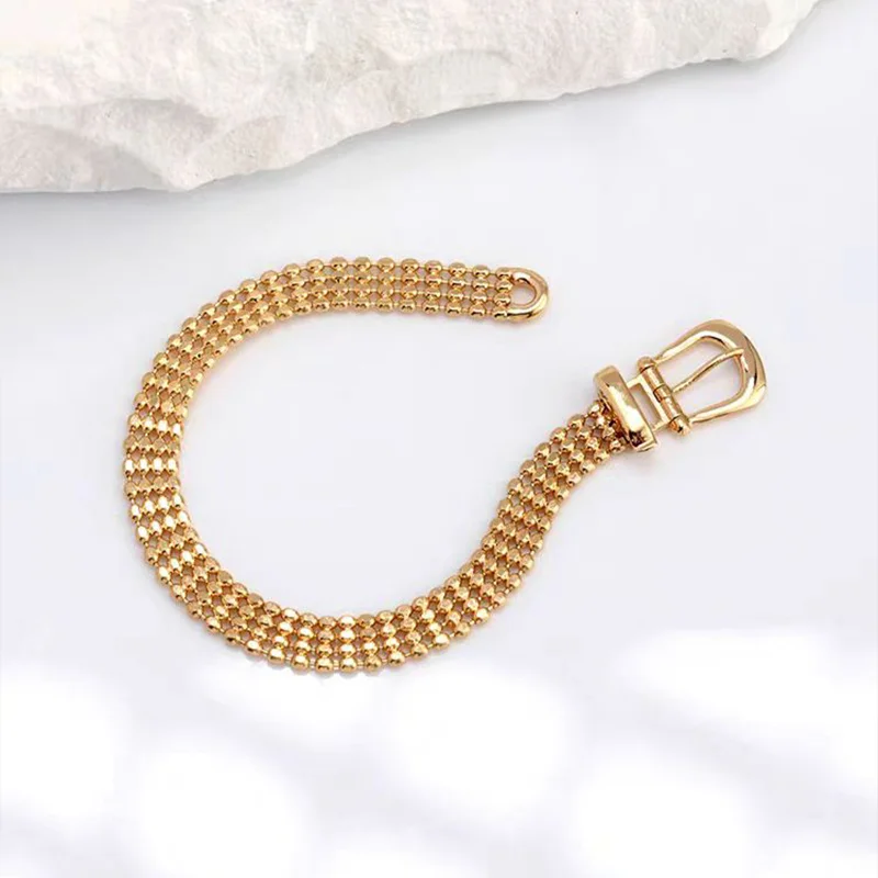 Real 18K Gold Lace Ring Pure AU750 Belt Design Simple Fashion Fine ...