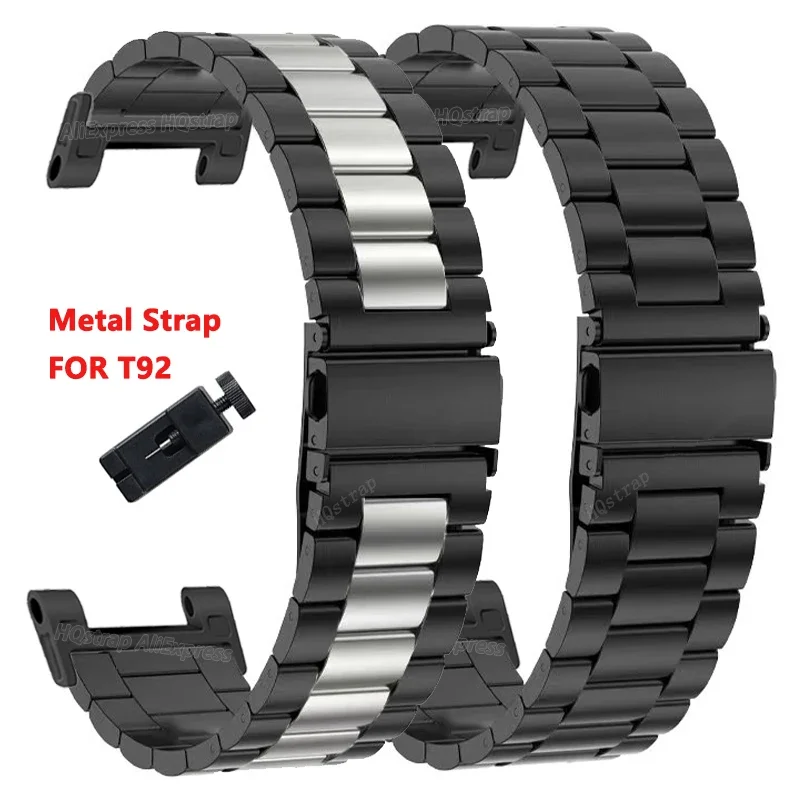 Stainless-Steel-Watch-Strap-for-T92-Smart-Watch-Band-22mm-Bracelet ...
