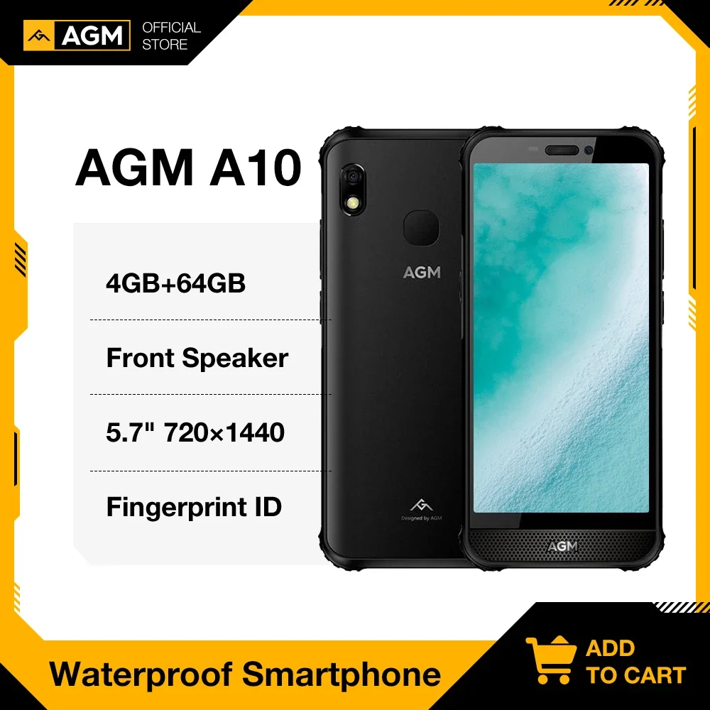 AGM-A10-Rugged-Smartphone-5-7-Inch-4GB-64G-IP68-Waterproof-Cellphone ...