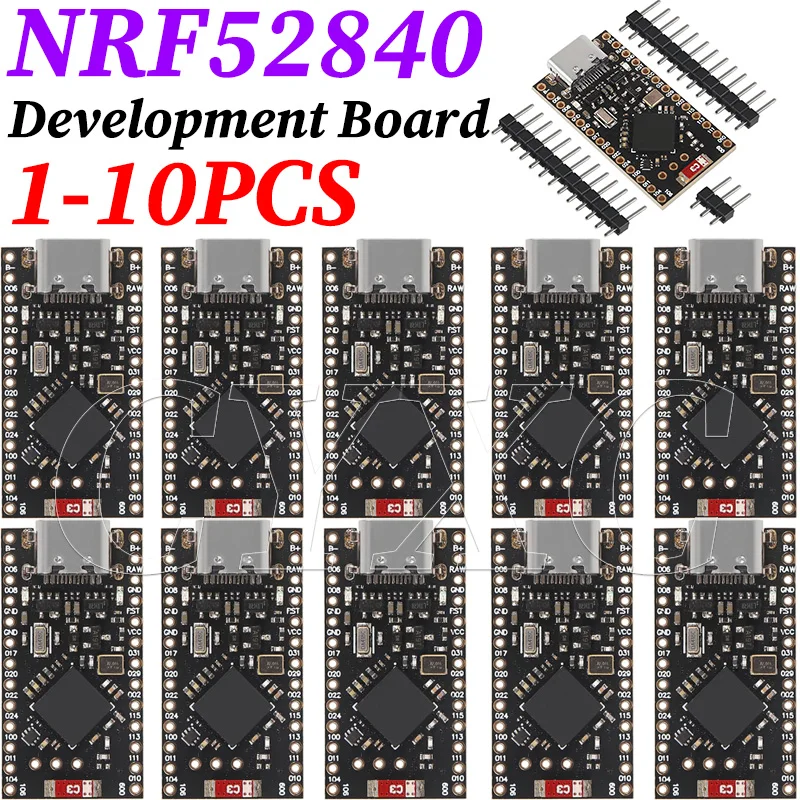 NRF52840 1-10PCS Pro NRF52840 Development Board Compatible with Nice ...