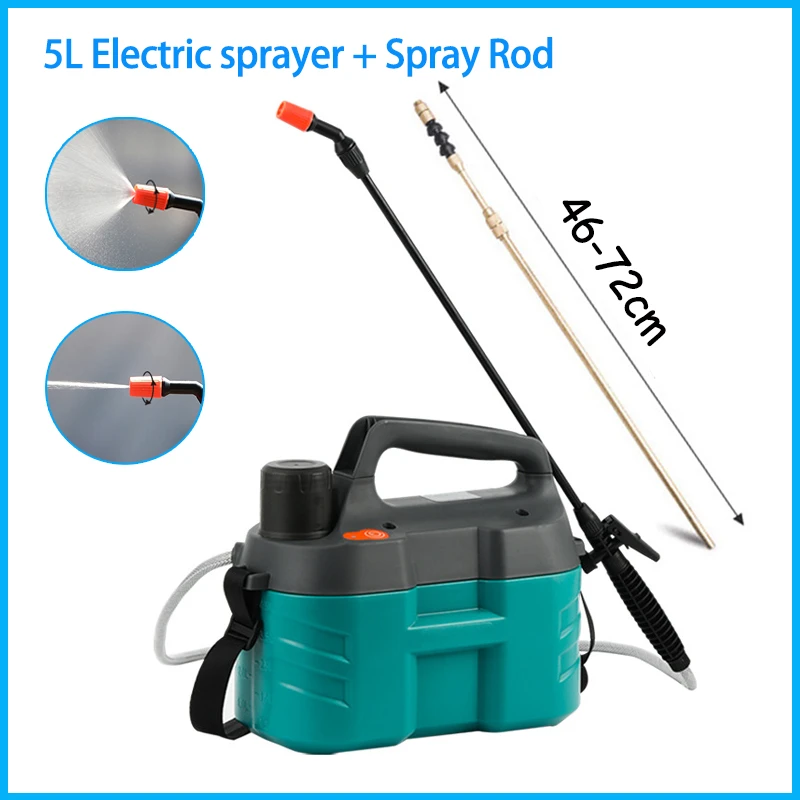 5l Electric Sprayer 2000mah 3.7v Agricultural Pesticide Dispenser ...