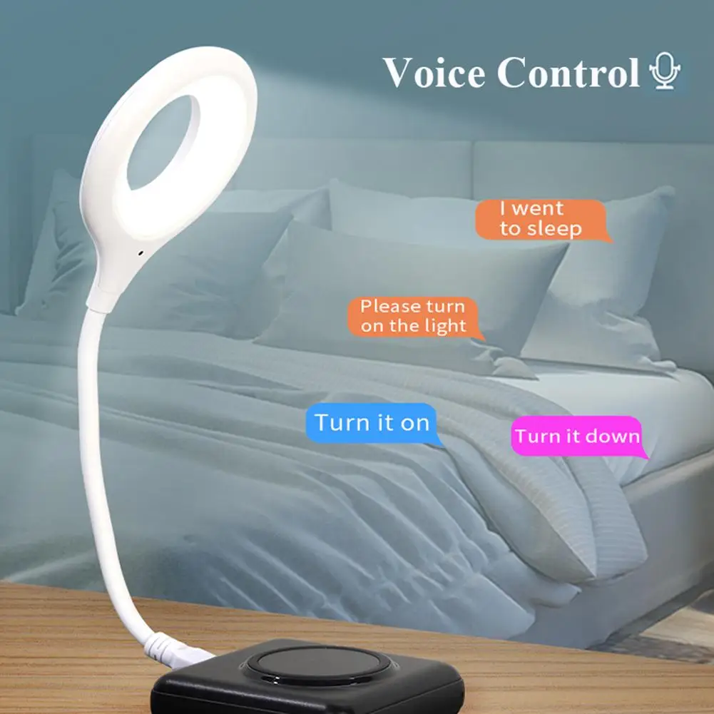 USB-Voice-Control-Lamp-Voice-Activated-Lights-Small-Table-Lamp-Night ...