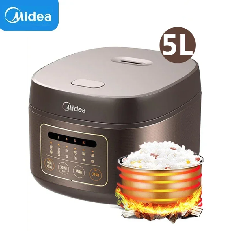 Midea-Reiskocher-gro-e-Kapazit-t-4l-5l-geeignet-f-r-2-10-Personen ...