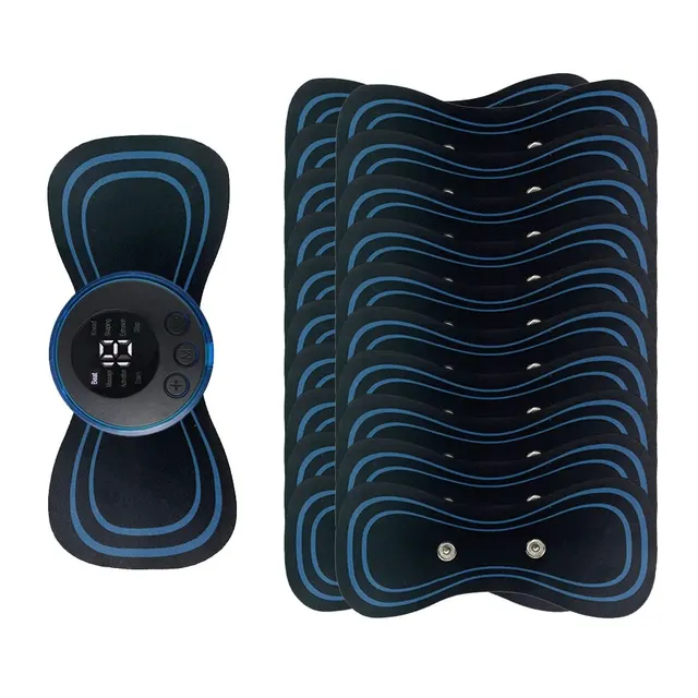 Electric Neck Massager Smart Portable EMS Rechargeable Microcurrent ...