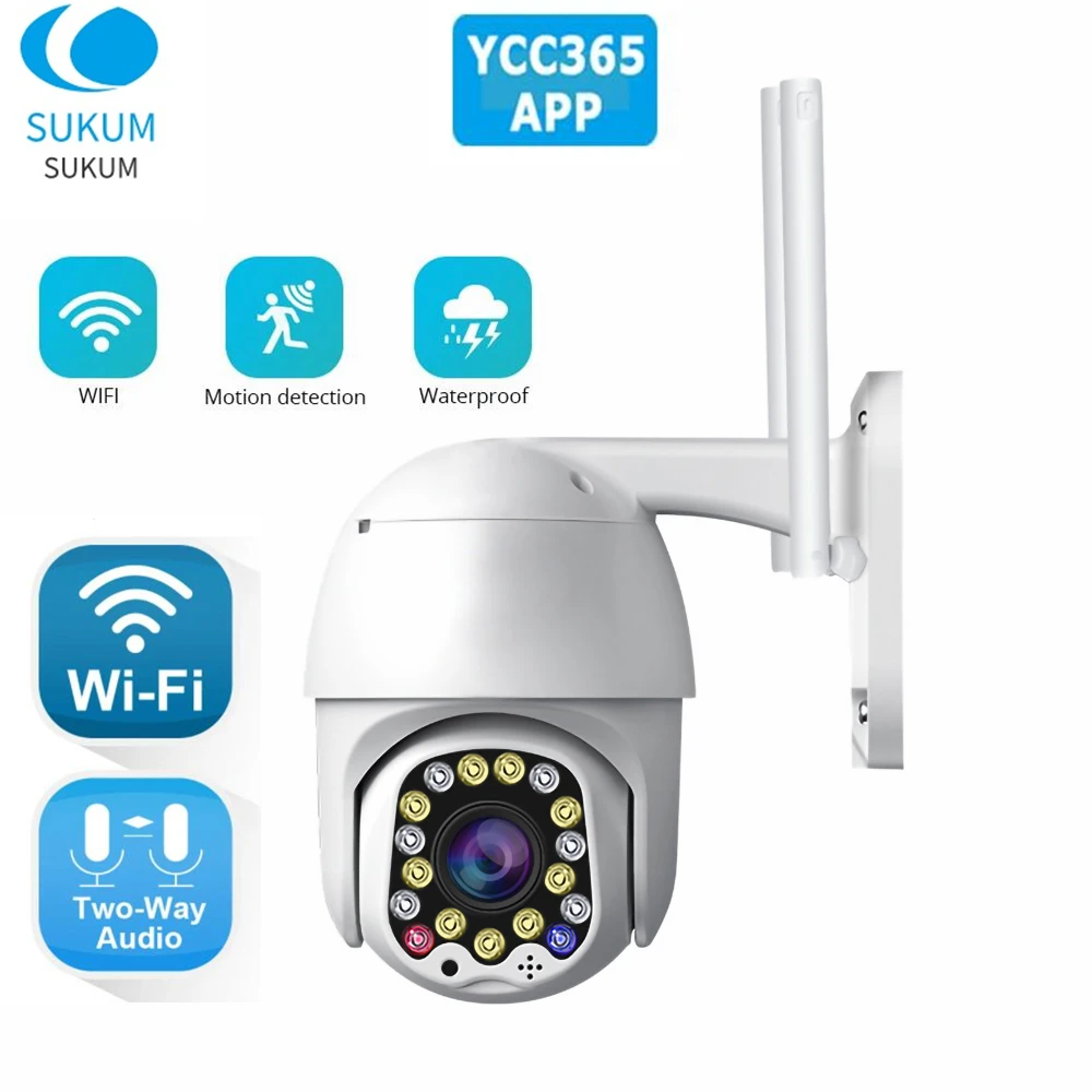 YCC365-Plus-WIFI-Outdoor-Security-Camera-Color-Night-Vision-Waterproof ...