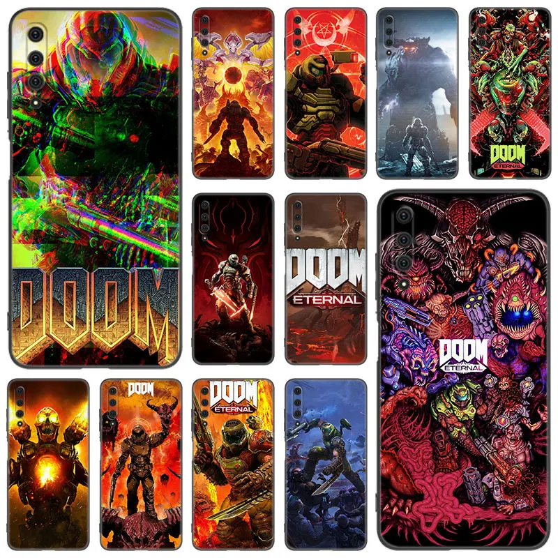 Funda de teléfono Doom Game ETERNAL para Huawei Y6 Y7 Y9 Prime Y5 2018 ...
