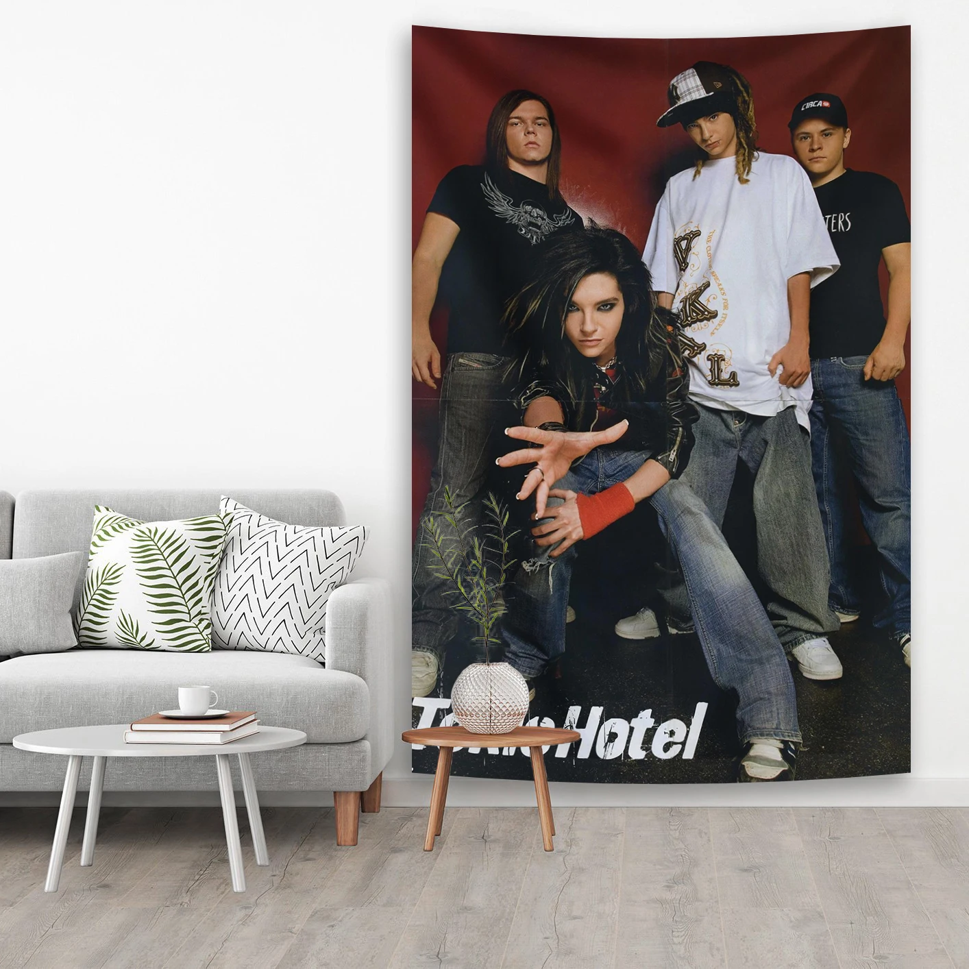 German-Rock-Band-Posters-Printed-Wall-Hanging-Tapestries-Tokio-Hotel ...