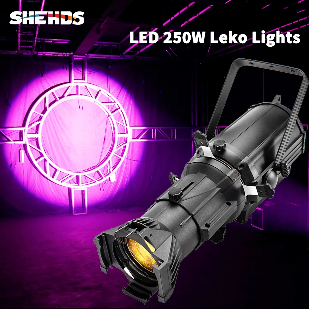 SHEHDS LED 250W Ellipsoidal Profile Leko Lights For DJ Disco Home Party ...