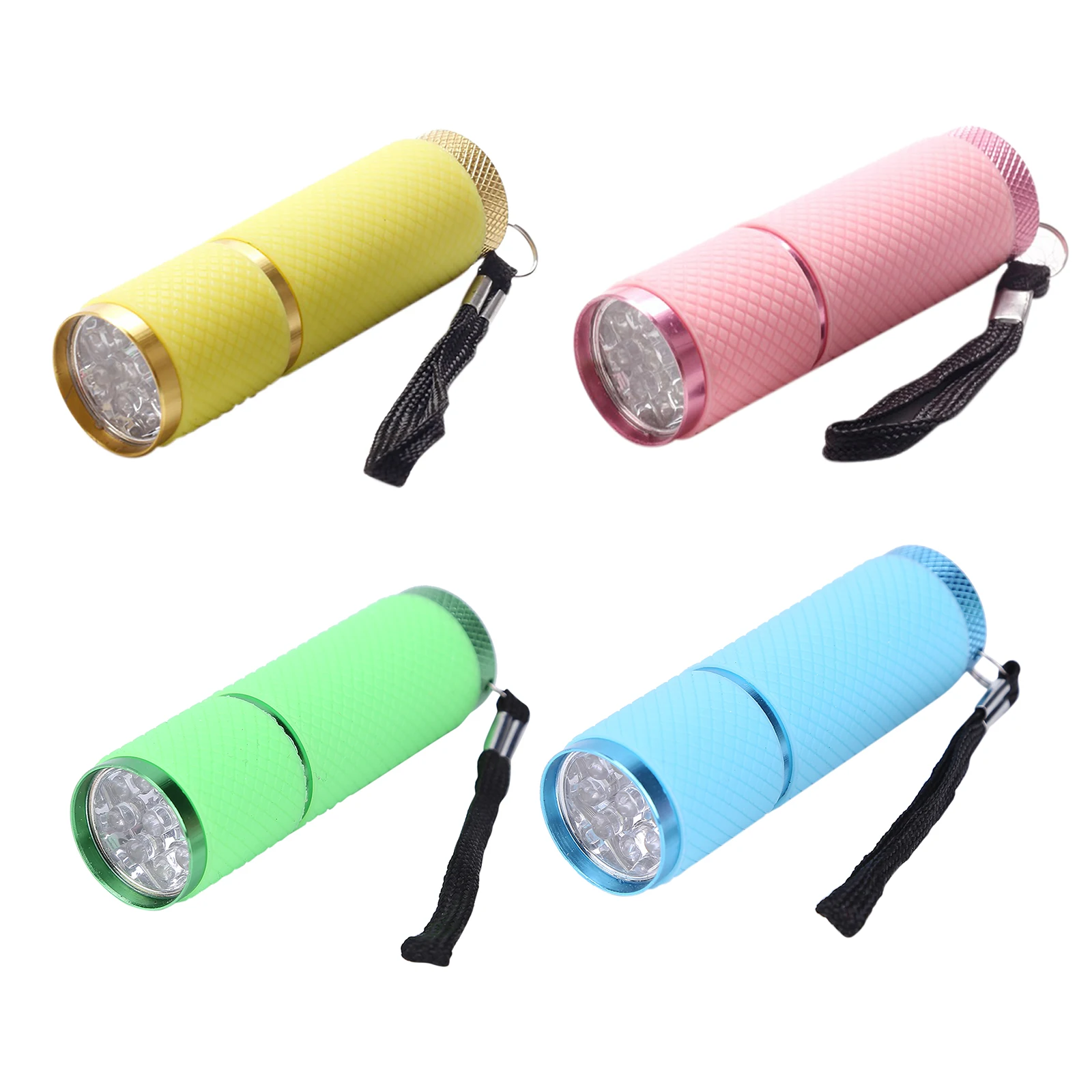 LED-Flashlight-with-Lanyard-Aluminum-Alloy-Night-Fishing-Lanterns-White ...