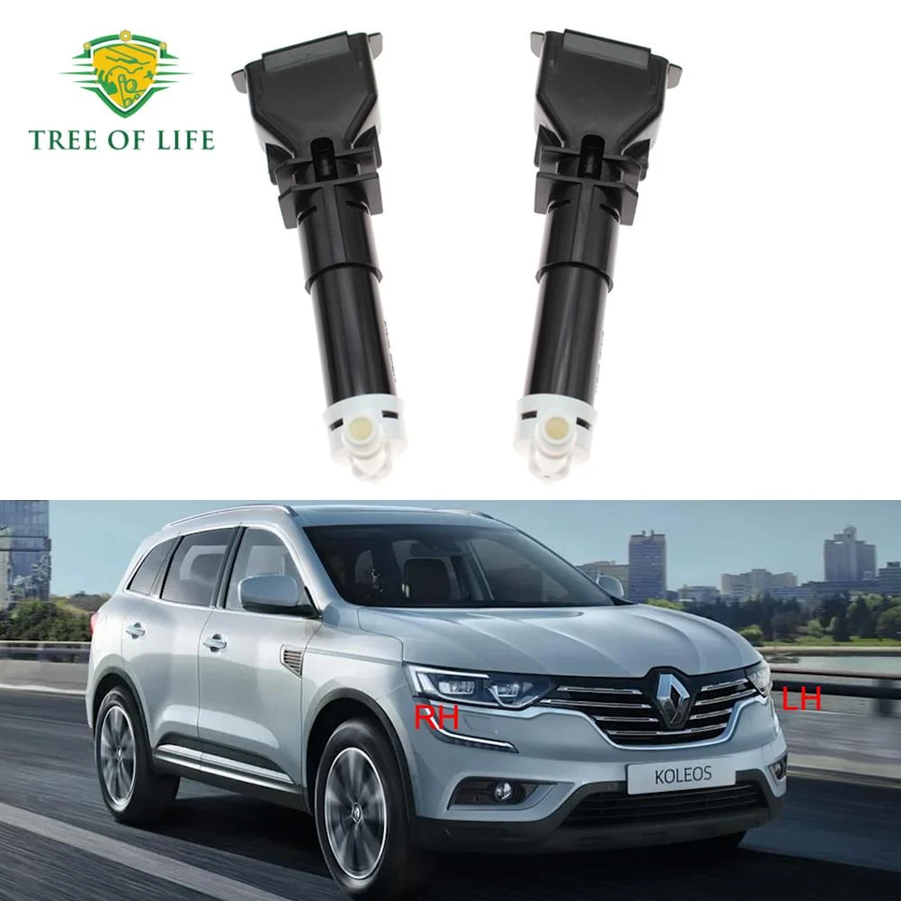 Renault Koleos I 2008 2021 28642 JY00A 28641JY00A 용 프론트 헤드 라이트 헤드 램프 워터 ...