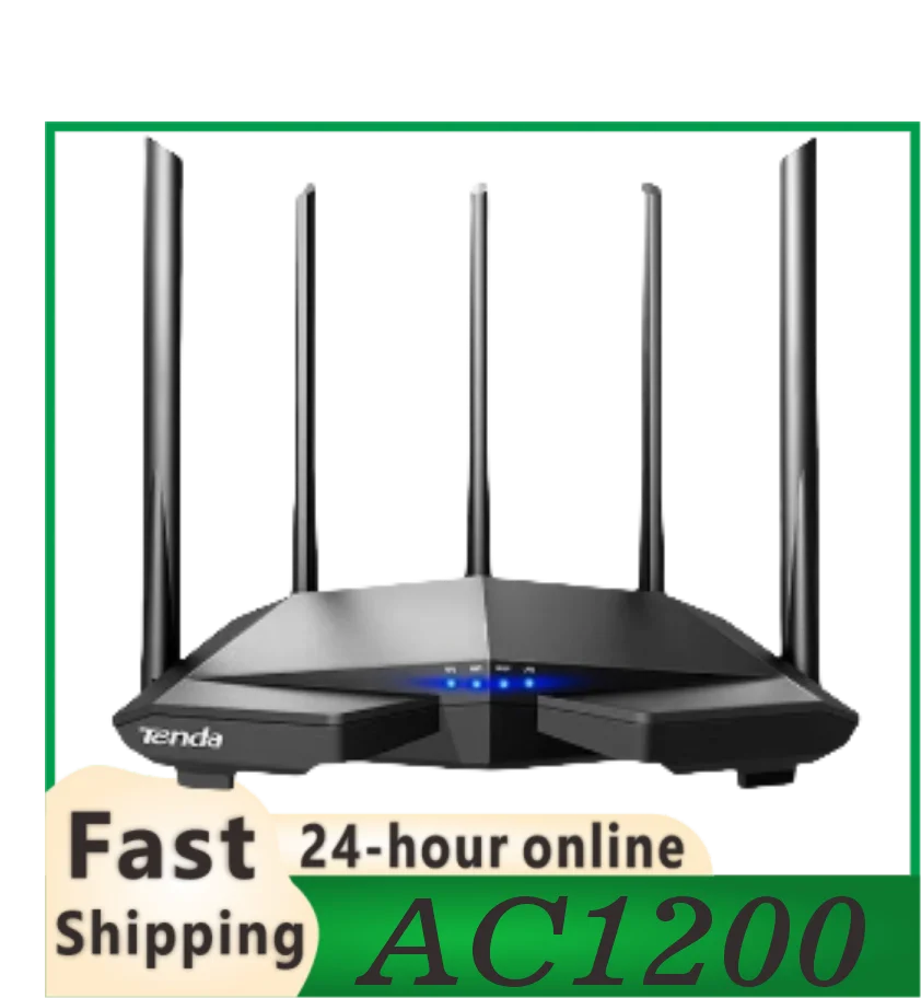 Tenda-AC7-1200M-Wall-penetrating-Enhanced-Wireless-Router-Home ...