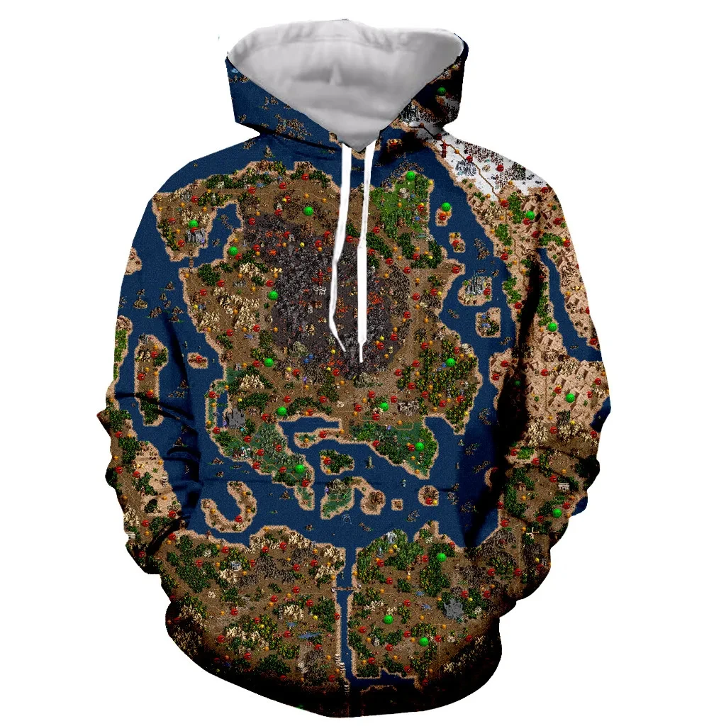 Vintage-game-map-3D-Print-Hoodies-Men-Women-Casual-Fashion-Hoodies-Kids ...