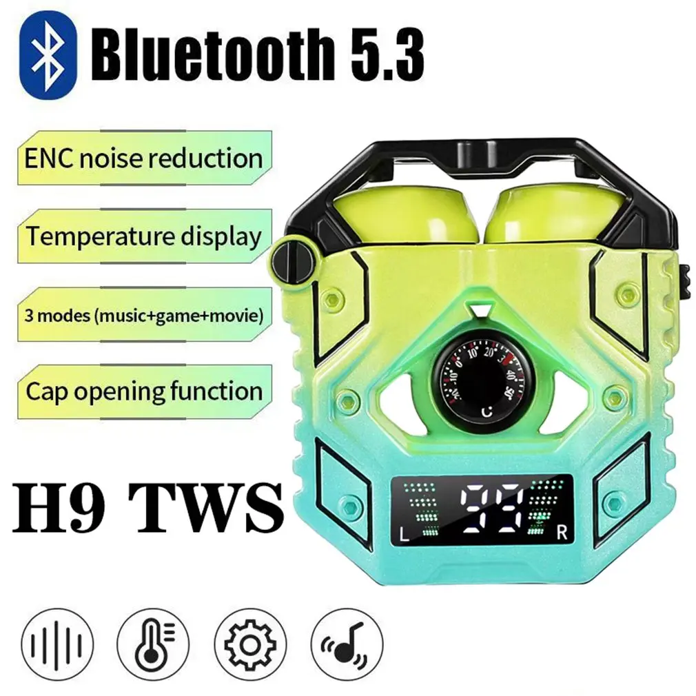 H9-Wireless-Earbuds-Bluetooth-5-3-Headphone-Charging-Case-Noise ...