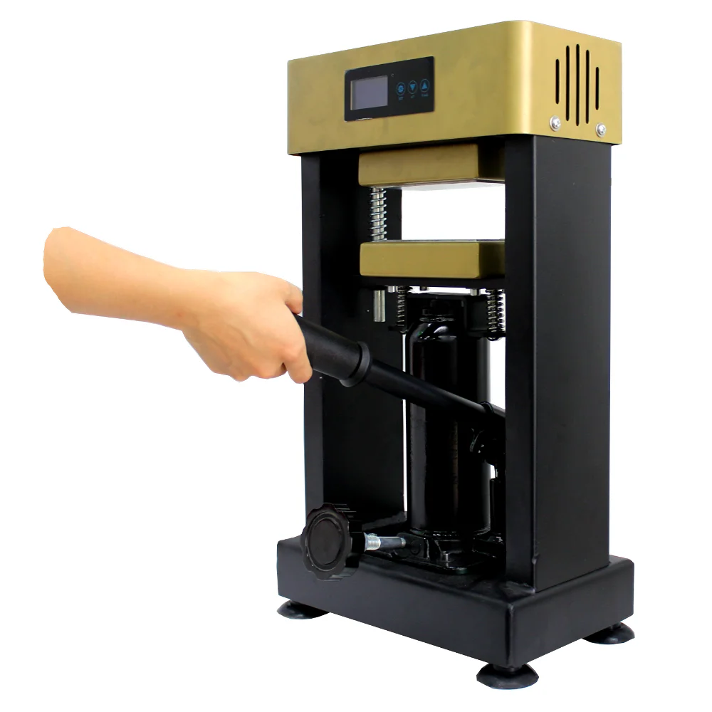 Hydraulic Jack 10 ton dual heating platen press machine heat press ...