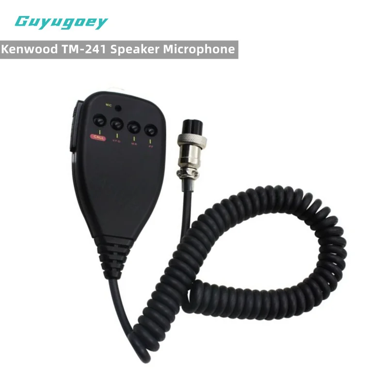 Kenwood-Microphone-TM-241-8-PIN-Plug-Speaker-Mic-PTT-Microphone-for ...