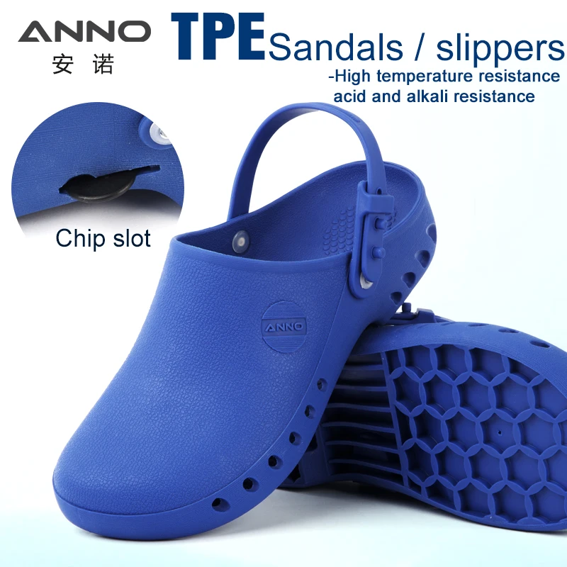 Medical-Shoes-Clogs-with-Chip-Slot-Hospital-Foot-Wear-strap-Unisex-Wear ...