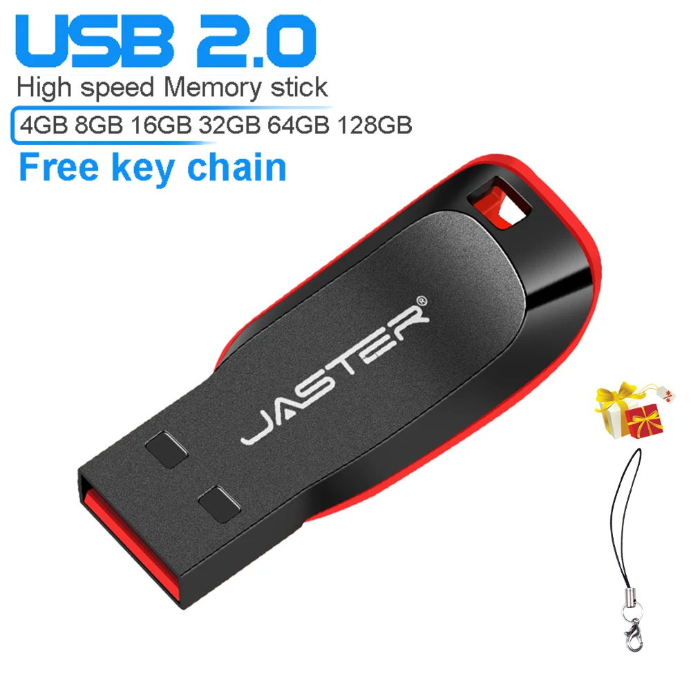 New Mini Black USB Flash Drive 128GB Business Pen Drive 64GB 100% Real ...