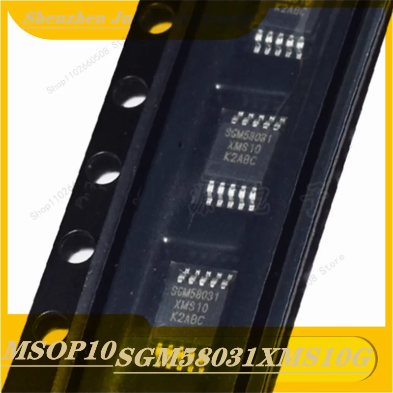 5PCS 10PCS SGM58031XMS10G MSOP 10 SGM58031 MSOP10 16 bit high precision digital to analog ...