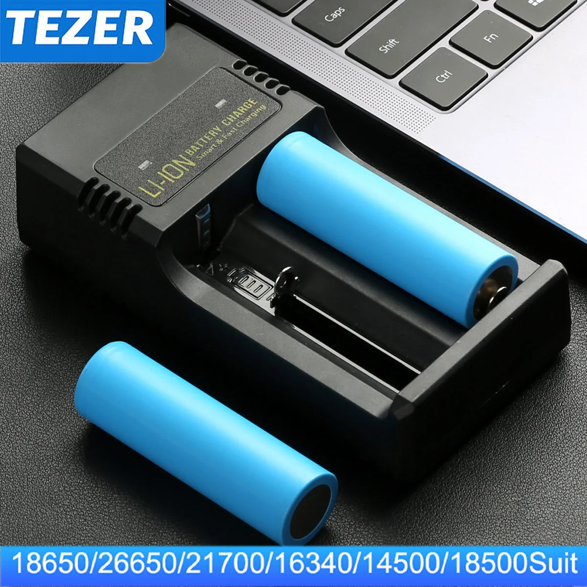 18650-Battery-Charger-USB-Smart-Lithium-Charger-For-18650-18350-26650 ...