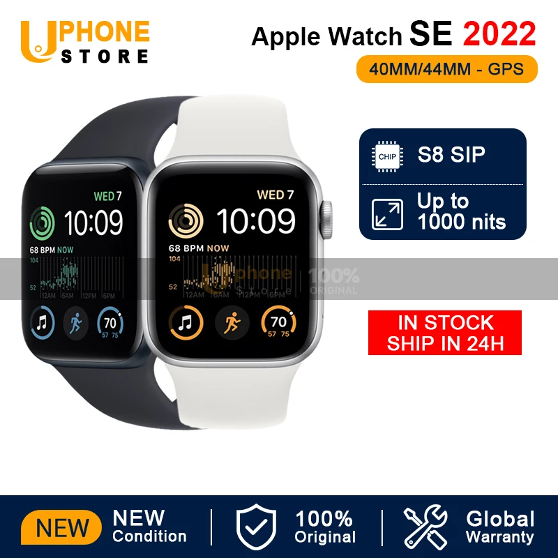 Apple-iWatch-2nd-Generation-Caixa-de-Alum-nio-SE2-GPS-40mm-44mm-Novo ...