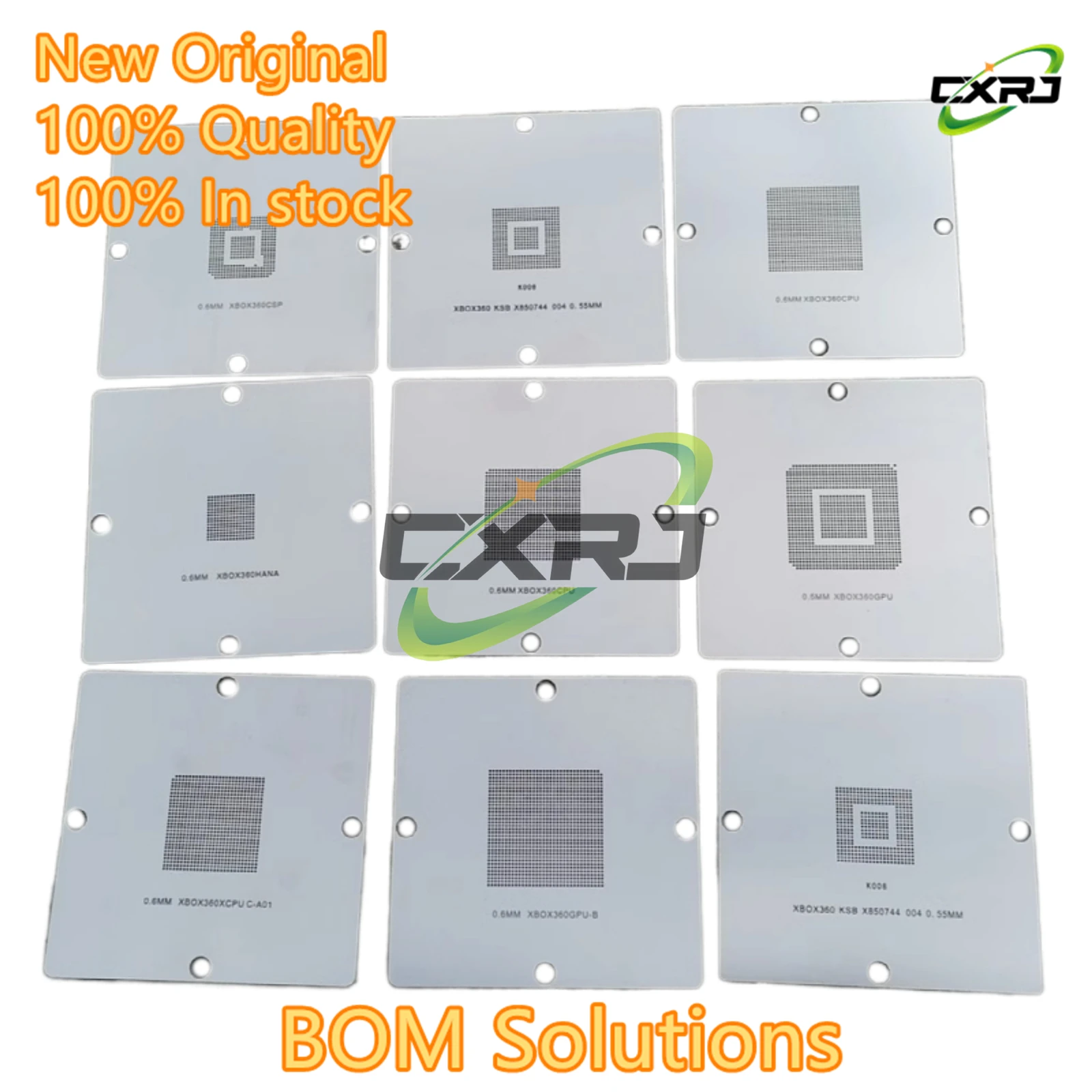 9Pcs-Lot-XBOX360-CPU-GPU-Stencils-90-90mm-BGA-Reballing-Station-Game ...