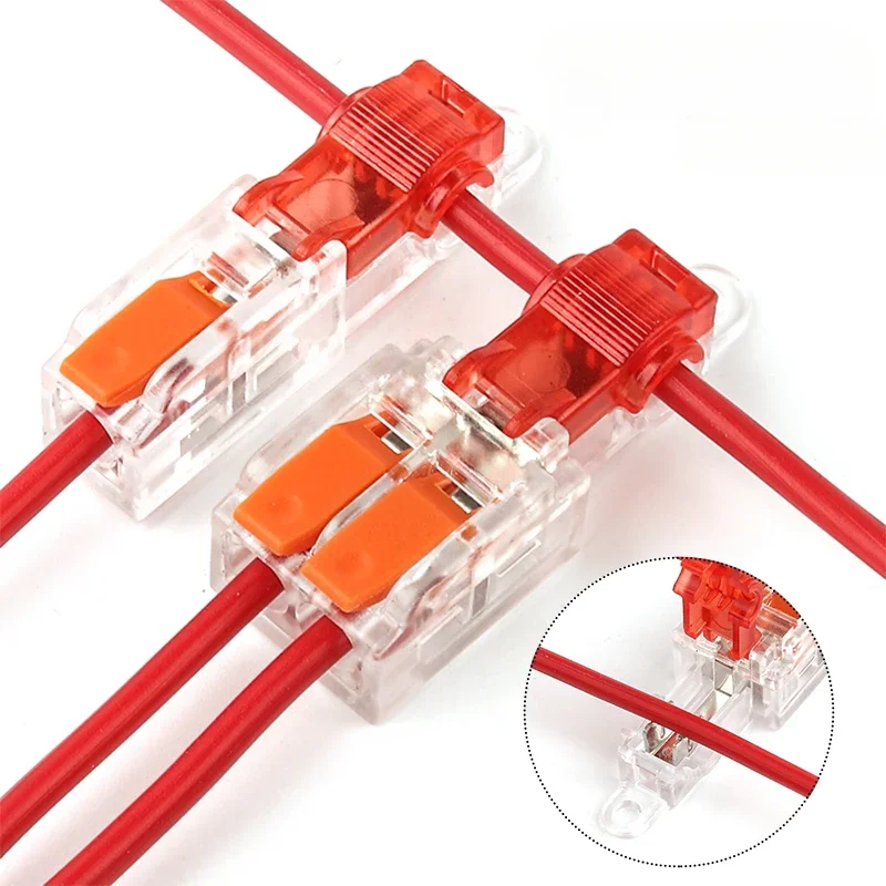 Quick-Terminal-Block-T-Type-Stripping-Free-Wiring-Connector-Plug-In-No ...