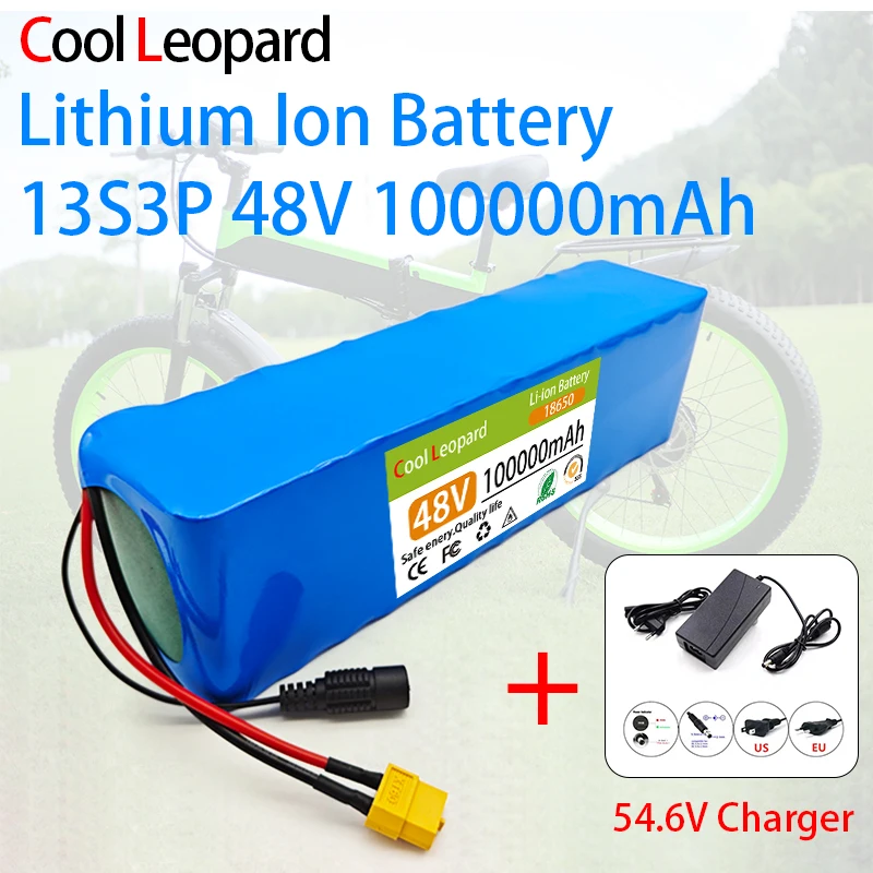 Cool-Leopard-48V-18650-13s3p-100Ah-Rechargeable-Lithium-Battery-Pack ...