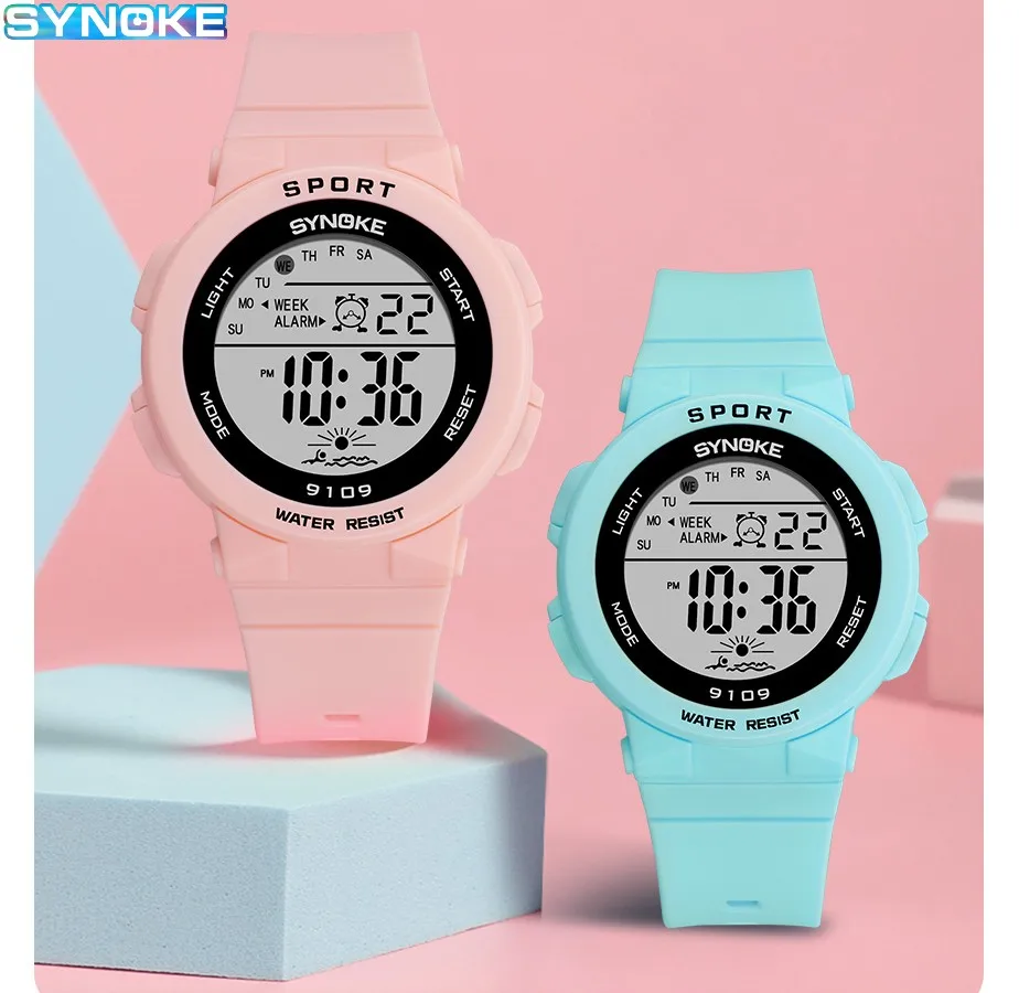 SYNOKE-Student-Sport-Watches-For-Kids-Colorful-Electronic-Watches ...