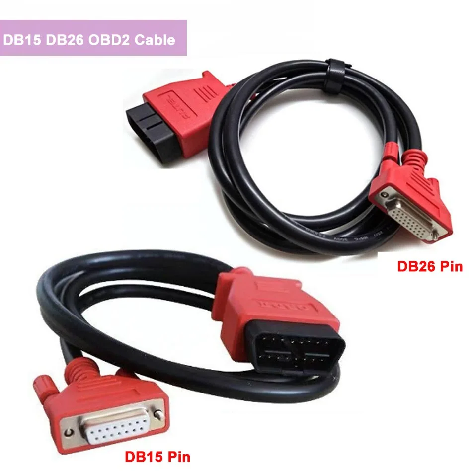 Option-OBD2-16PIN-Convert-To-DB15-DB26-Cable-for-Autel-908-MS906-905 ...