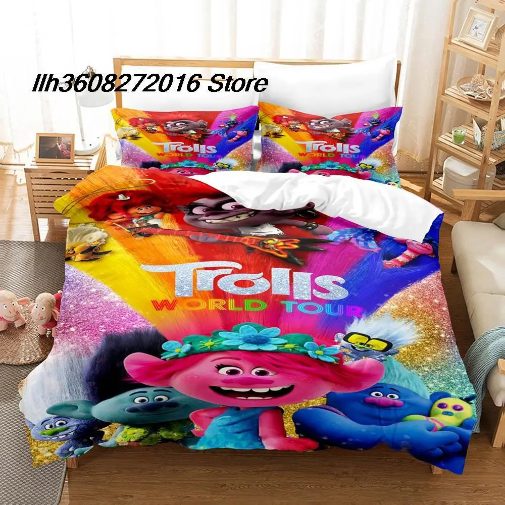 2025-Trolls-Bedding-Set-Single-Twin-Full-Queen-King-Size-Bed-Set-Aldult ...