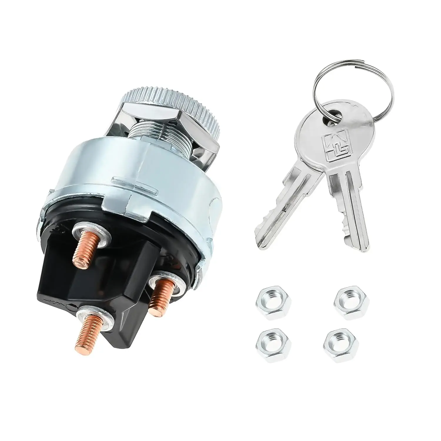 4 Position Ignition Key Switch Universal Starter Switch Replacement for ...