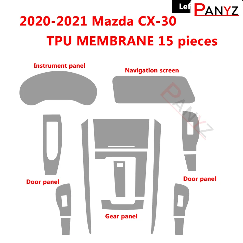 Car-Interior-Control-Film-Navigation-Dashboard-Screen-Transparent ...