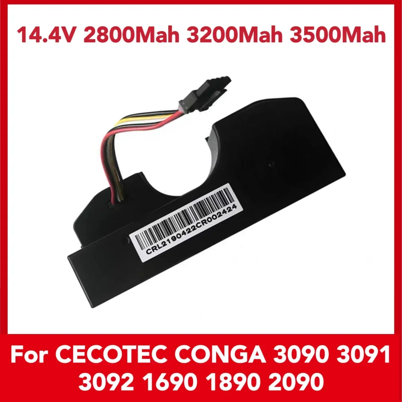 Li-ion-Battery-14-4V-3500mAh-for-Cecotec-Conga-3090-3091-3092-2090 ...