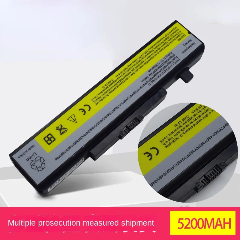 6 Cell New Laptop Battery 5001mAh Above for Lenovo Y480 Y485 Y580 Z580 ...