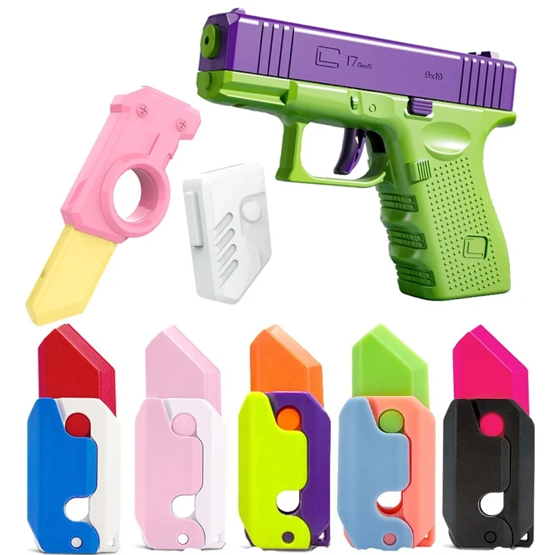 Children-Fidget-Toys-3D-Printing-Carrot-Knife-Gun-Sensory-Fidget-Toy ...