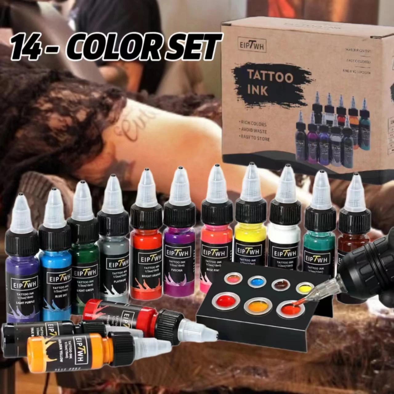 7-14-color-tattoo-ink-set-0-5oz-15ml-professional-tattoo-ink-suitable ...