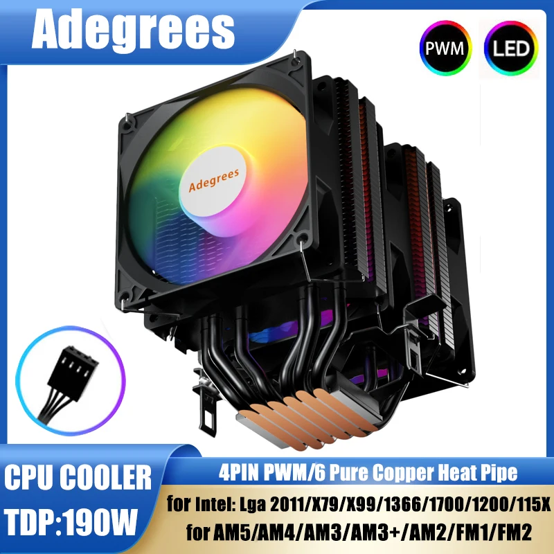 Refrigerador-de-ar-do-processador-para-Intel-torre-do-processador-6 ...