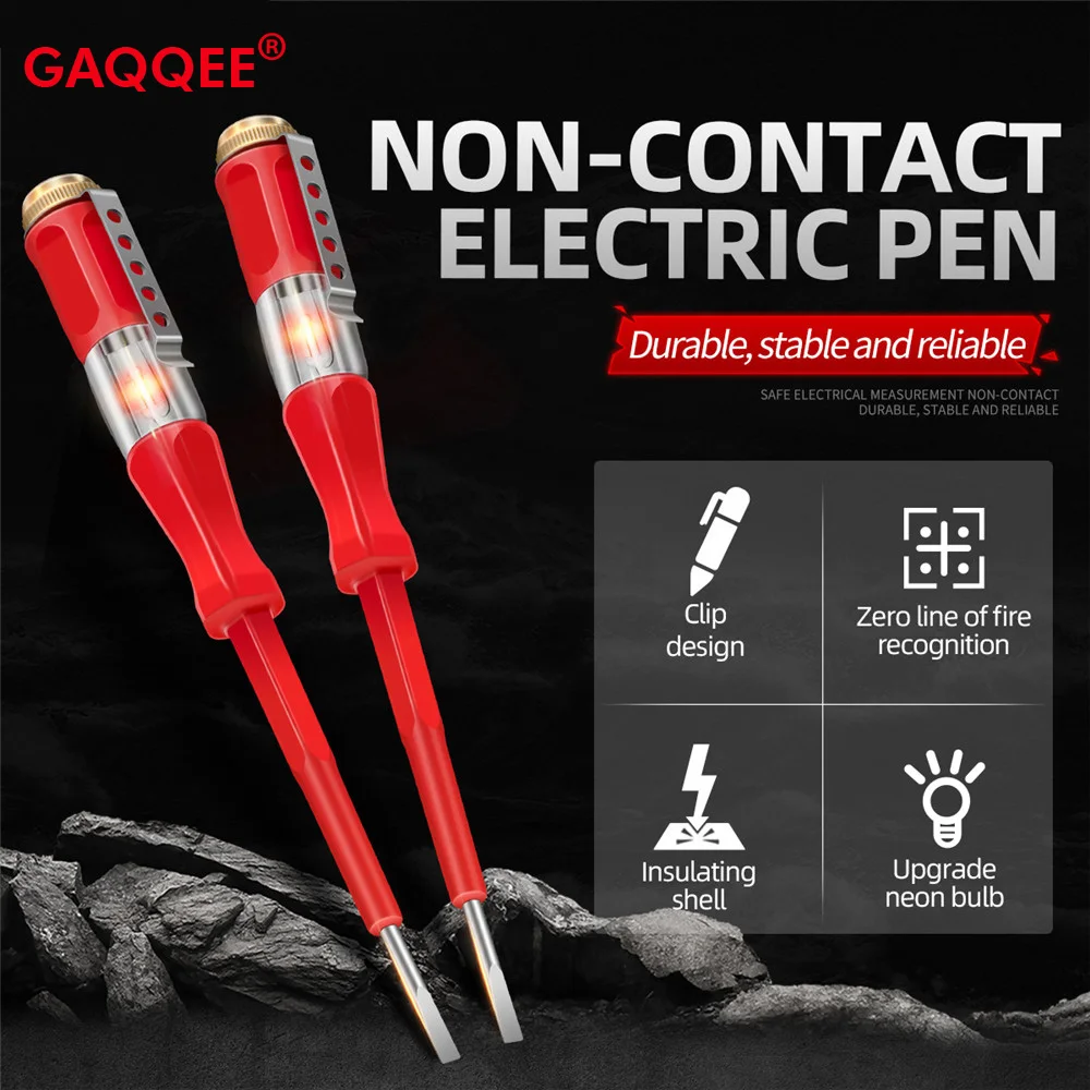 100-500V-Test-Pen-Portable-Flat-Screwdriver-Electric-Tool-Hand-Tool-LED ...