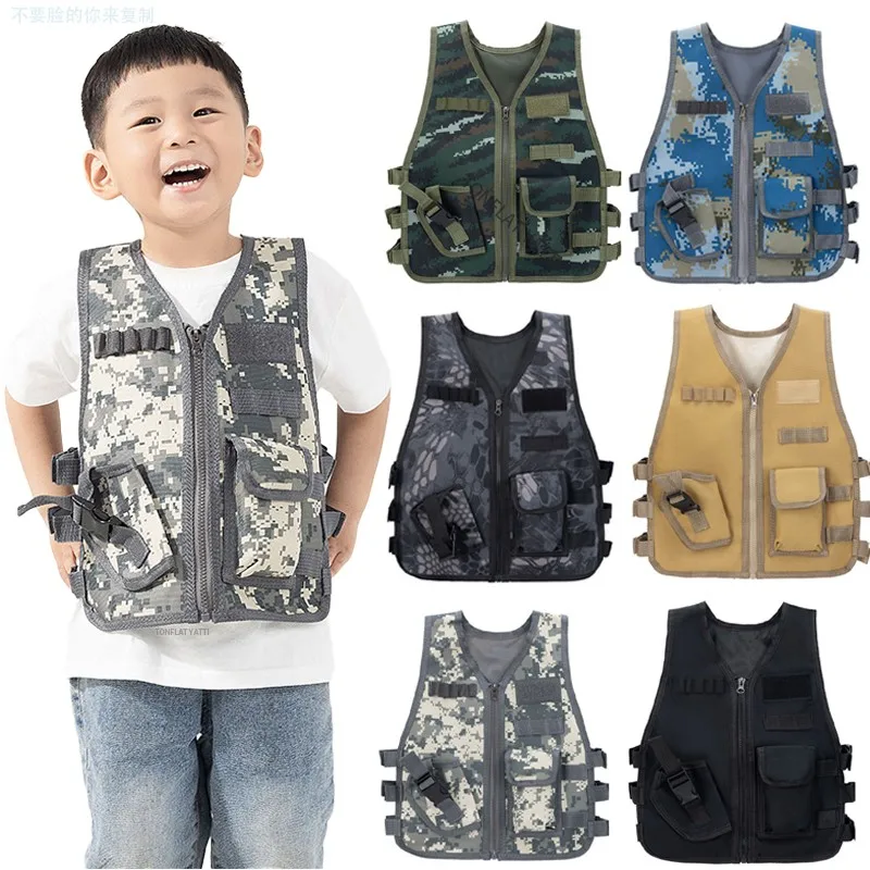 Kids-Camouflage-Military-Uniform-For-Boy-Special-Forces-Combat-Tactical ...