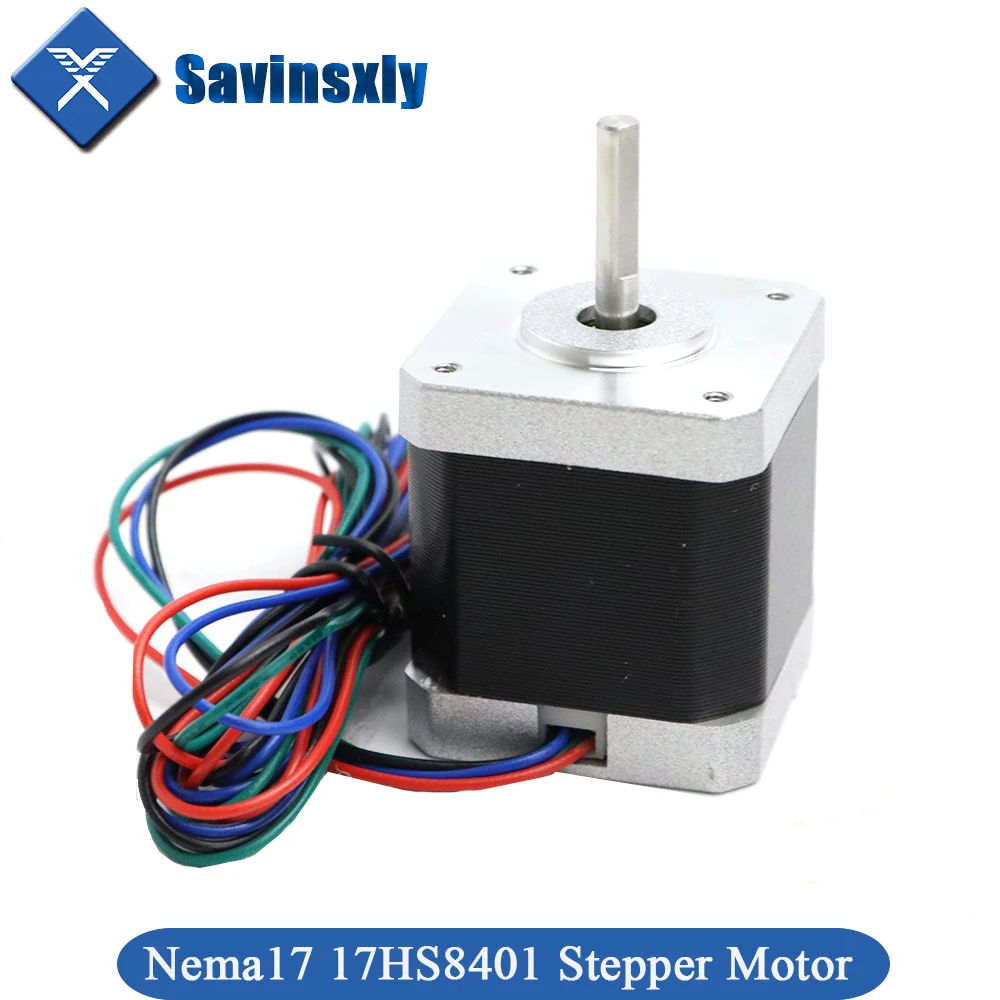 1PCS-Nema17-17HS8401-Stepper-Motor-4-lead-42-motor-Nema-17-motor-42BYGH ...
