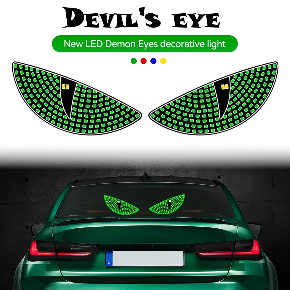 Car LED Evil Eyes (Windshield Cling Edition) – Shop For Auto Gear