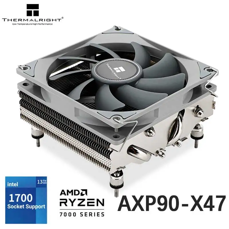 Thermalright AXP90-X47 Low Profile CPU Air Cooler with Quite 90mm PWM ...
