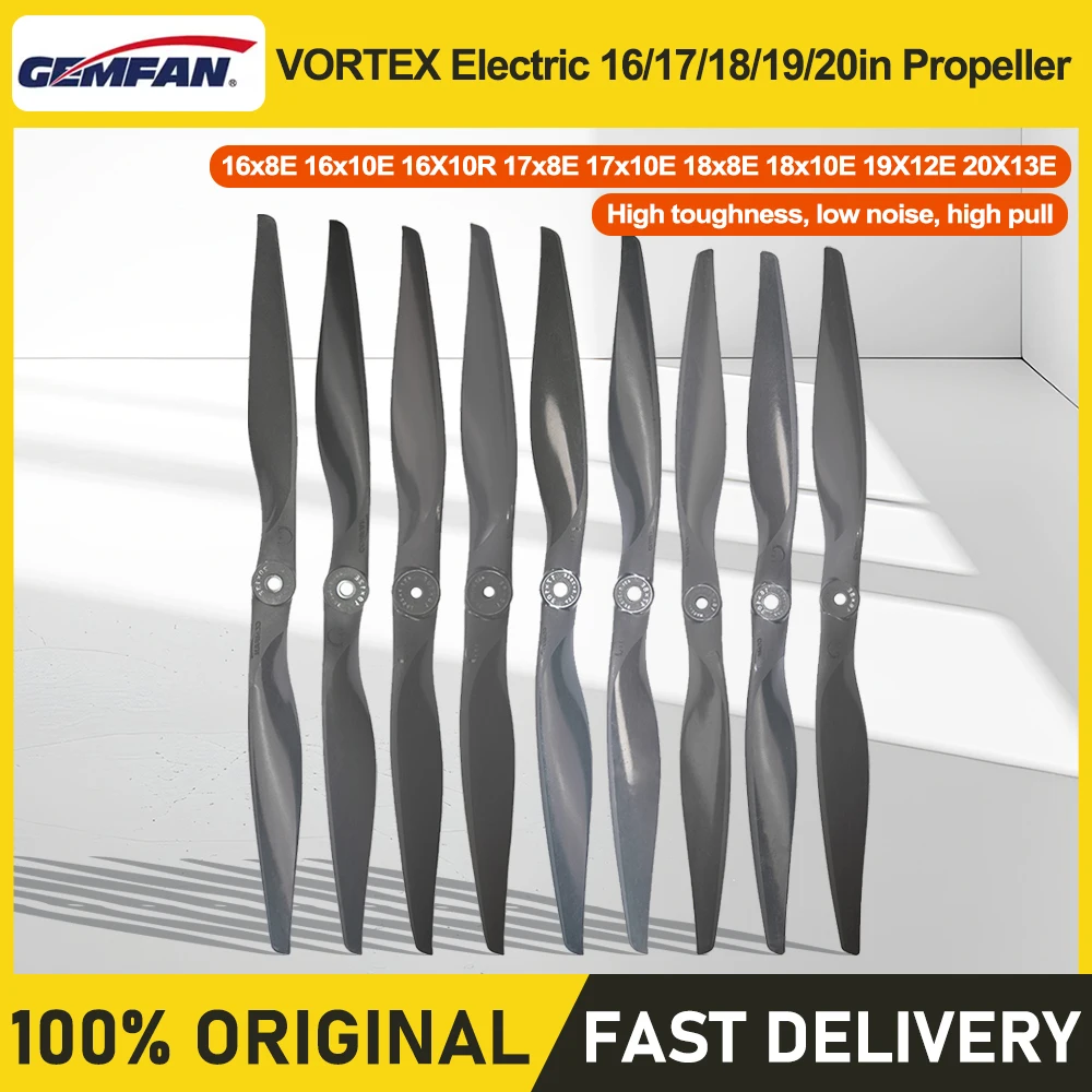 GEMFAN VORTEX Electric Propeller 16/17/18/19/20in 16x8E 16x10E 16X10R ...