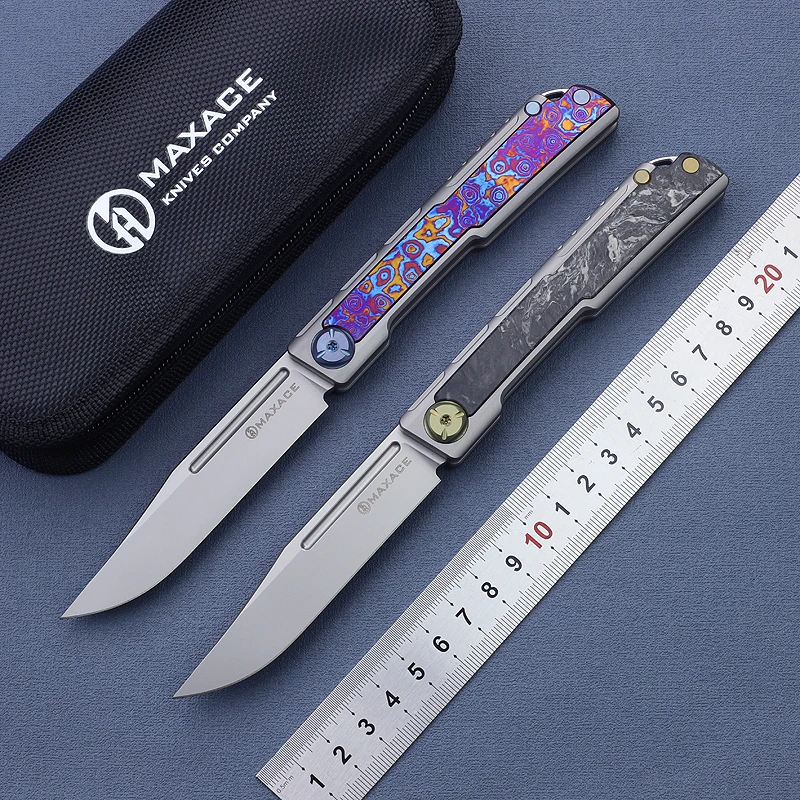 Maxace-albatros-bolsillo-sin-cerradura-M390-mango-de-aleaci-n-de-acero ...