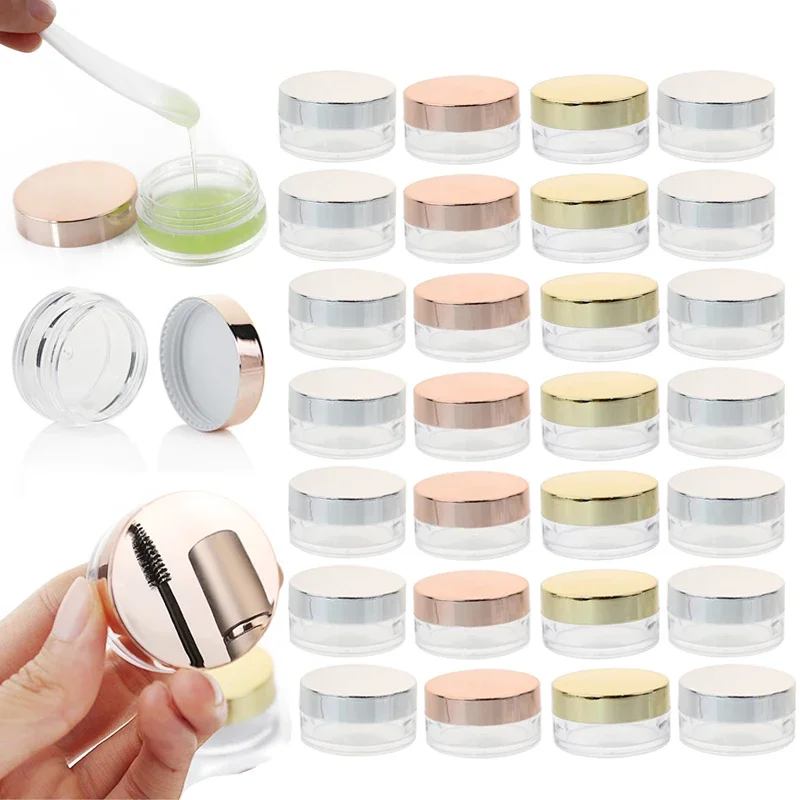 30-50Pcs-3g-10g-Makeup-Jars-Empty-Cosmetic-Container-with-Lid-Plastic ...