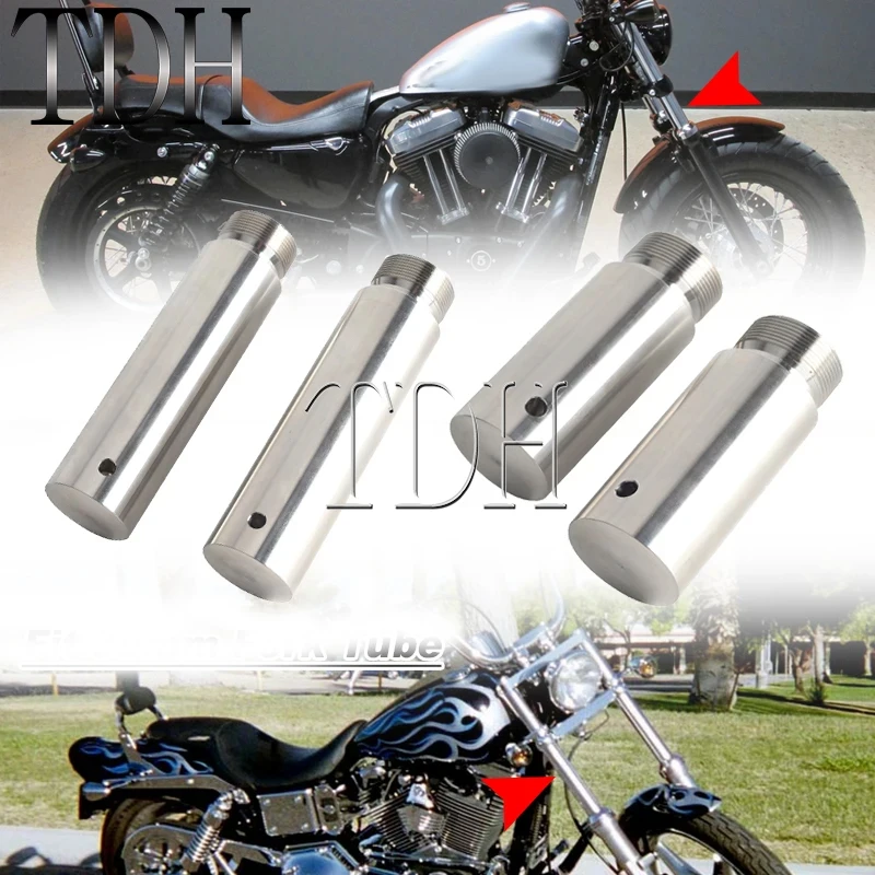 Steel-40mm-Fork-Tube-Extensions-Motorcycle-Front-Fork-Tube-2-5-Extender ...