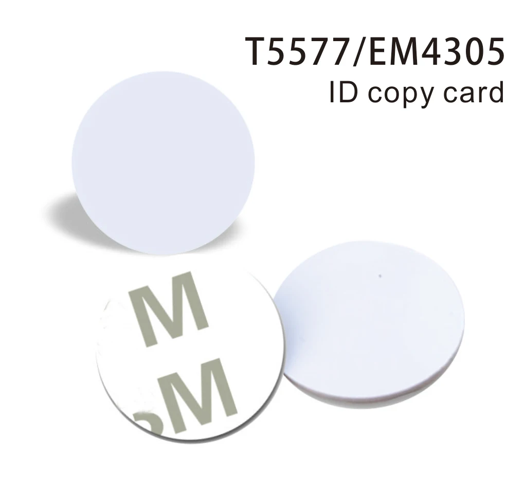 125 Khz Rfid Em4305 T5577 Ragasztó Matrica Érmékkártya Átírható ...