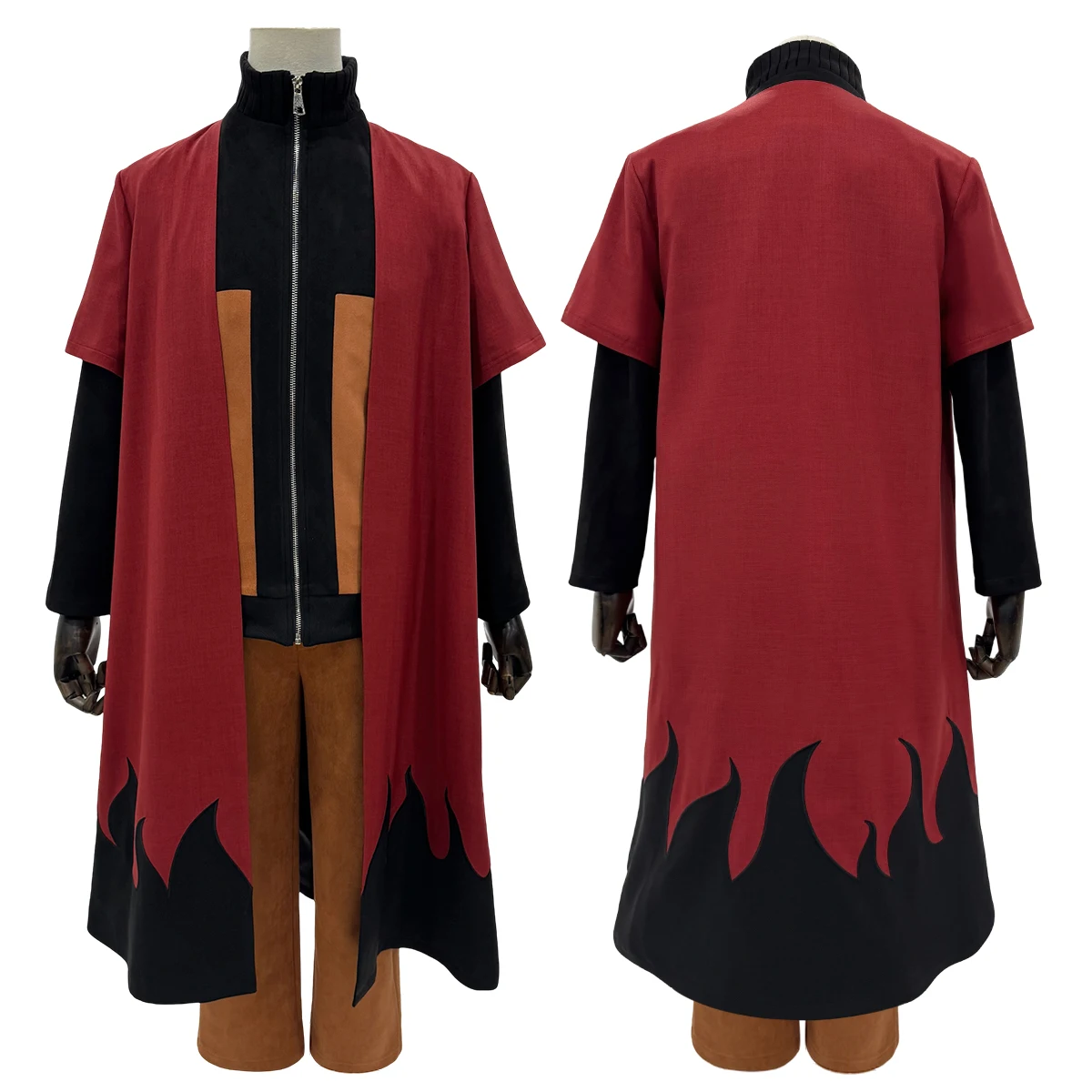 HOLOUN Anime Uzumaki Cosplay Costume Haori Uniform Halloween Christmas ...