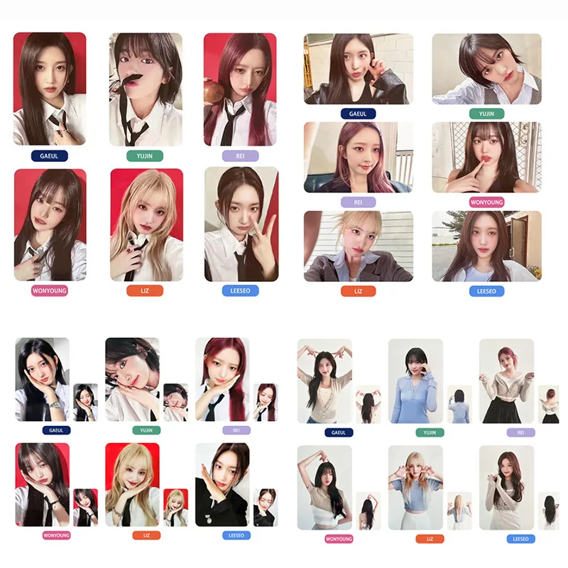6Pcs-Set-Kpop-IVE-New-Album-I-VE-MINE-Photocards-Cute-Idol-Lomo-Card ...