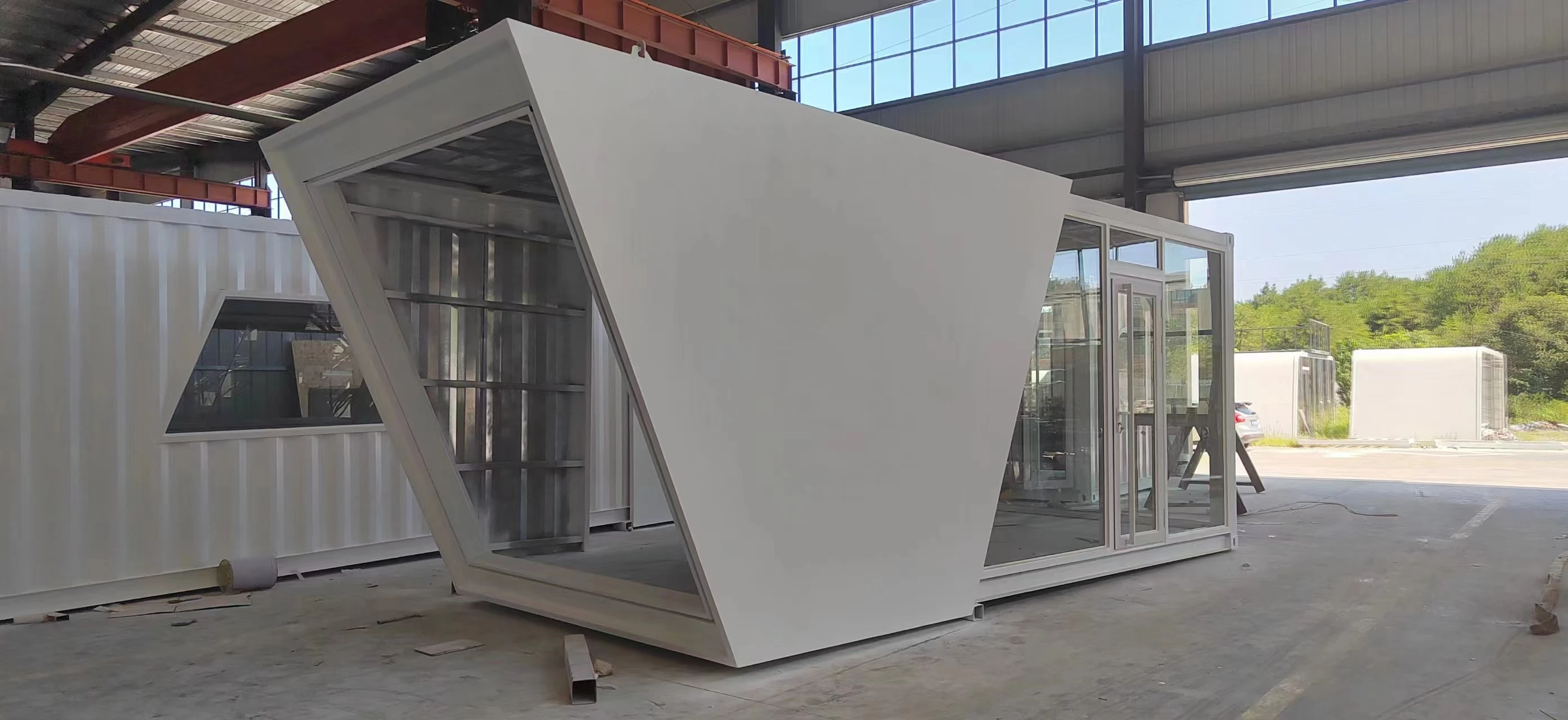 Irregular-shape-home-Prefab-Villa-homestay-Steel-Structure ...